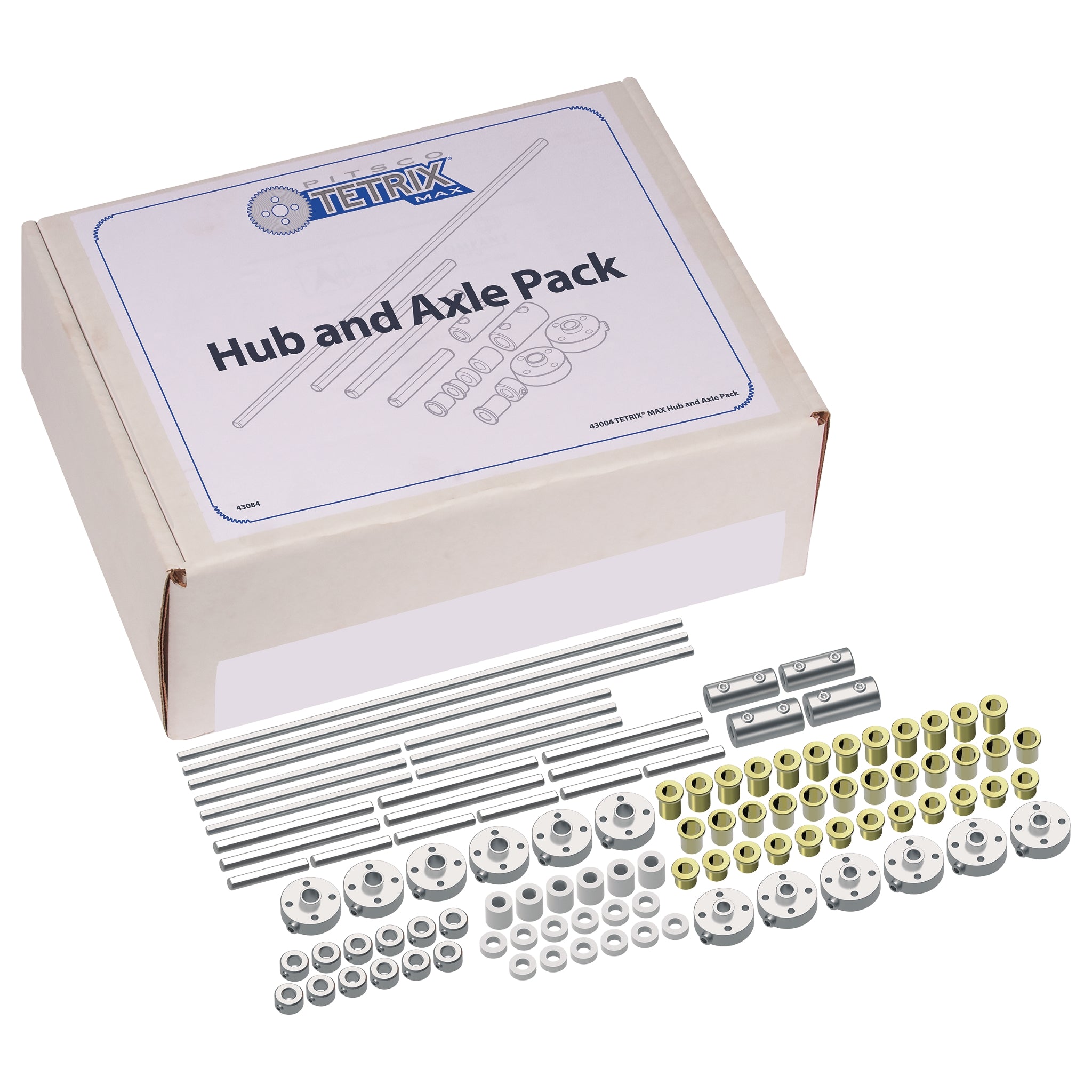 TETRIX® MAX Hub and Axle Pack | Pitsco Education